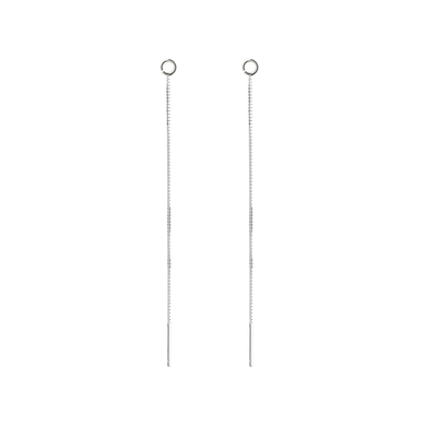 diy庭祥盒仔链流苏简约百搭耳线