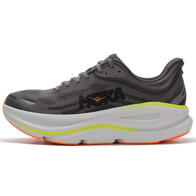 【荐】Hoka OneOne Bondi 9舒适柔软耐磨低帮跑步鞋女款灰色