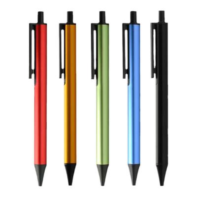 激光刻字智途按动中性笔金属笔杆