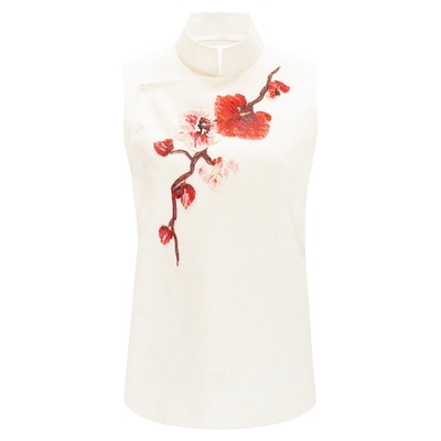 Messential骨感羊毛蝴蝶兰马甲