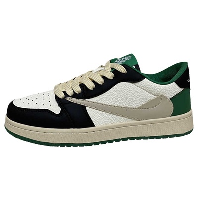 青年低帮板鞋街头透气倒钩小白鞋