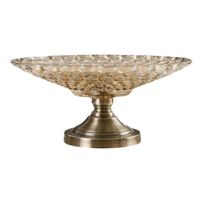 高级水晶水果盘酒店专用玻璃果盘