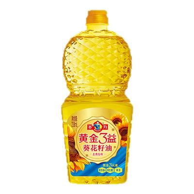 【张若昀同款】多力食用油家用低油烟黄金3益葵花籽油238ml/瓶