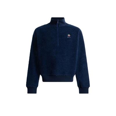 Bally/巴利时尚摇粒绒半拉链卫衣