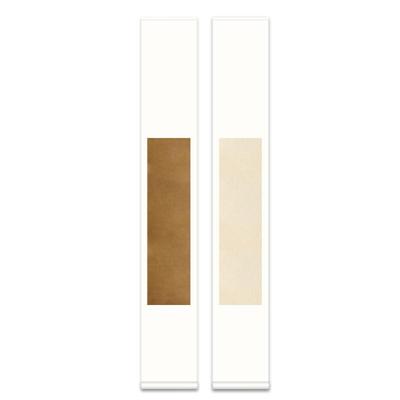 水韵墨影 空白宣纸挂轴加长加宽手写卷轴国画书法半生熟小写意宣纸立轴小楷作品纸大留白禅意挂轴支持定制