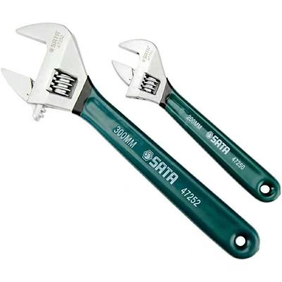 世达活动扳手多功能欧式沾塑正品