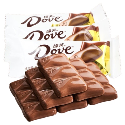 德芙巧克力224g盒装休闲零食