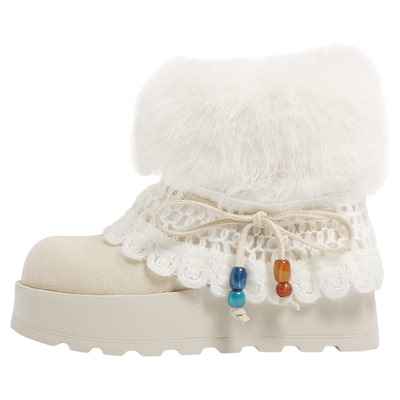 FOREVER21波西米亚雪地靴