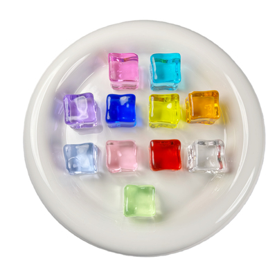 仿真方形冰块水晶石儿童宝石玩具