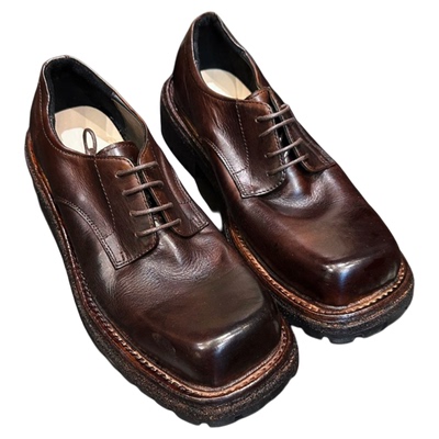 高端水洗做旧潮流雅痞绅士皮鞋