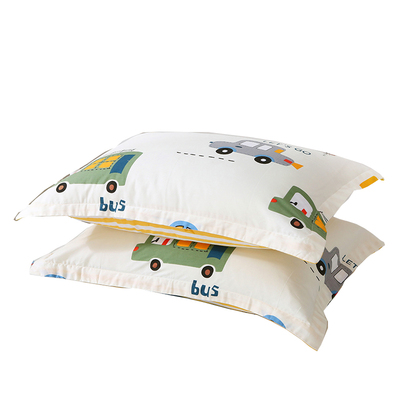 定做儿童卡通枕套纯棉单人AB版