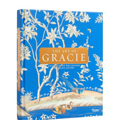 【预售】格蕾丝的艺术 ：手绘壁纸 经典内饰 The Art of Gracie 原版英文室内设计装饰