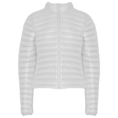 WellD 冬日叠穿~立衬排骨绗线收腰双头拉链羽绒服短外套女秋冬季