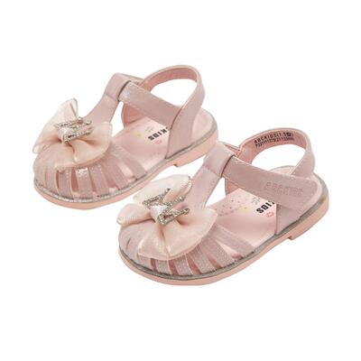 abckids女童夏季凉鞋软底防滑