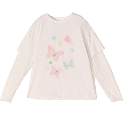 笛莎官方旗舰店女童短袖t恤