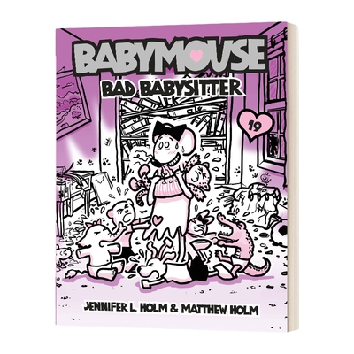 英文原版 Babymouse #19 Bad Babysitter 老鼠宝宝系列19 糟糕的保姆 漫画小说 英文版 进口英语原版书籍儿童图书