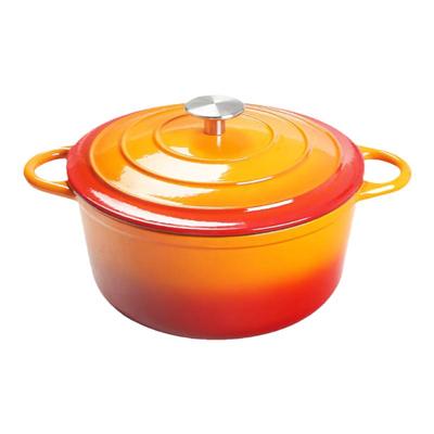 三厦珐琅锅家用铸铁锅多用炖锅26cm汤锅煲锅搪瓷锅焖磁炉燃气通用