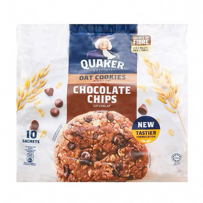 进口桂格quaker曲奇饼干250g