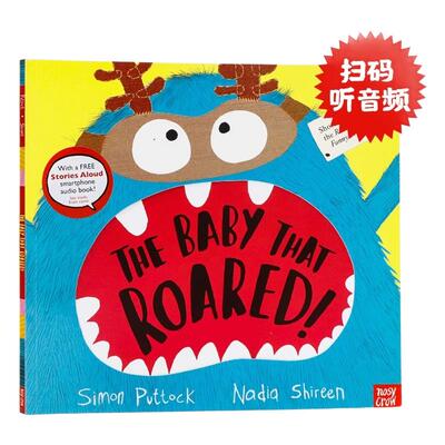 幽默绘本 The baby that roared  英文原版绘本3-6 岁儿童睡前爆笑读物 亲子共读 情绪管理 低幼启蒙认知图画书 Nadia Shireen