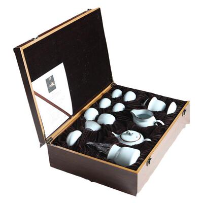 高工谢明东手工哥窑铁胎茶具