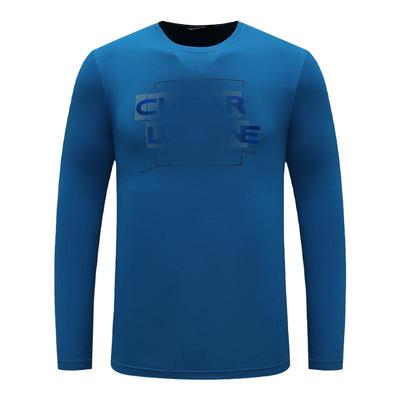 字母印花圆领长袖T恤95.2％棉