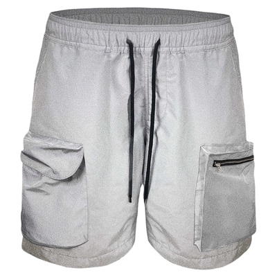 YUANQ25SS美式高级灰多口袋工装短裤复古日系小众原创百搭休闲裤