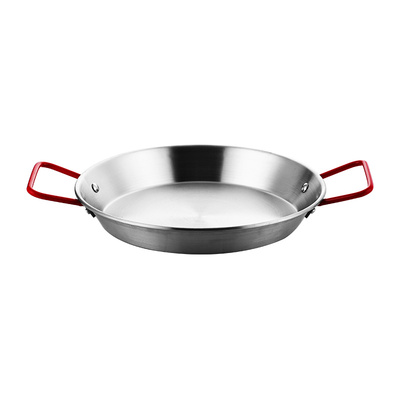 西班牙小龙虾炸鸡平底锅海鲜盘