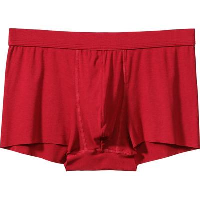 本命年结婚红色80支莫代尔男内裤