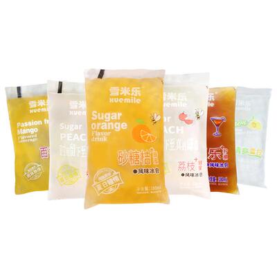 雪米乐童年冰袋沙冰饮料演唱会音乐节袋装饮料多种口味风味冰包夏