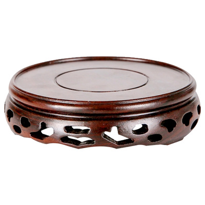 垫子盆栽圆形玉石花瓶底座托盘