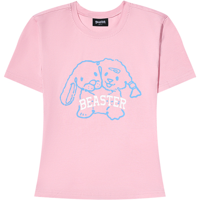 Beaster双头玩偶印花女款T恤