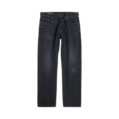 厚款长裤牛仔裤gstar纽扣式门襟