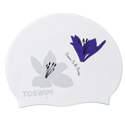 TOSWIM花语系列硅胶泳帽