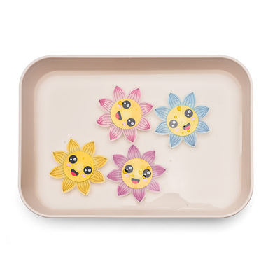 小中大班科学区遇水开花实验