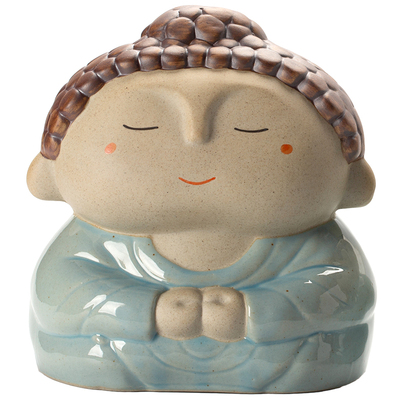 禅意菩萨陶瓷摆件客厅装饰