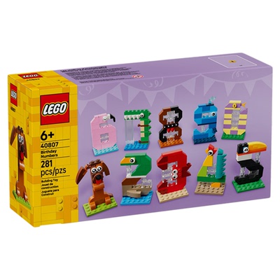 LEGO乐高40807生日数字
