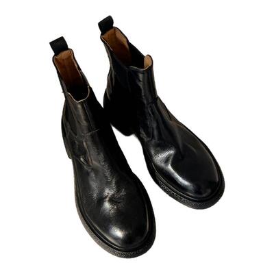 FairyWink 曼塔情书～！做旧切尔西靴女英伦风马丁靴粗跟及踝短靴