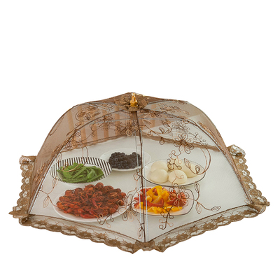 折叠可拆洗防苍蝇厨房双骨盖菜罩