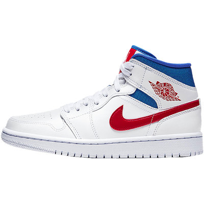 Nike/耐克官方正品AIR JORDAN 1 MID女士中帮篮球鞋BQ6472-164