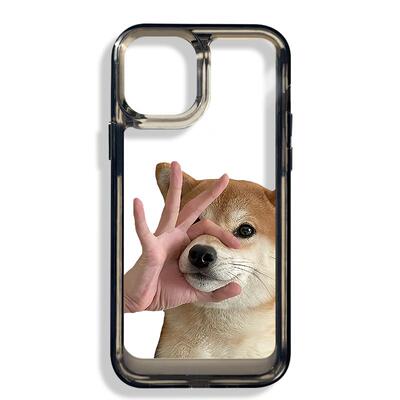 闭嘴狗狗手机壳恶搞柴犬搞怪趣味