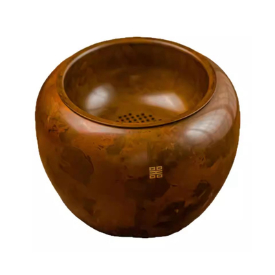 中式纯黄铜建水茶洗大容量废水缸