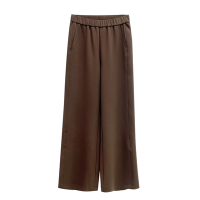 seawhen气质微喇空气棉休闲裤女