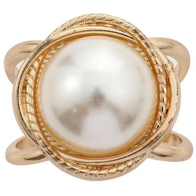 多功能珍珠丝巾扣飘带装饰打结扣