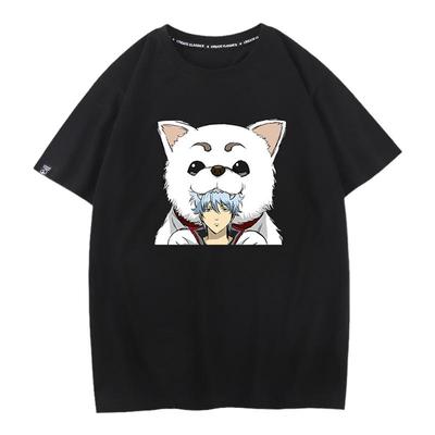 秀洛联名T恤定春短袖伊丽莎白衣服男女万事屋周边TEE银魂坂田银时