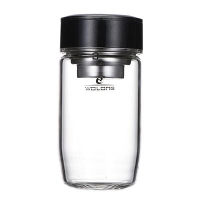 卧龙便携号大容量时尚单层玻璃杯