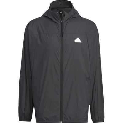 阿迪达斯男士连帽梭织夹克