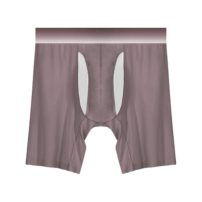 男士冰丝网孔运动内裤防磨腿枪弹