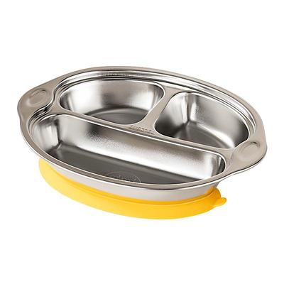 onlycook316L不锈钢儿童分餐盘