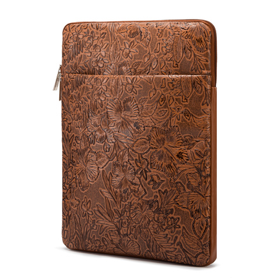 KINMAC皮雕360度防震电脑内胆包