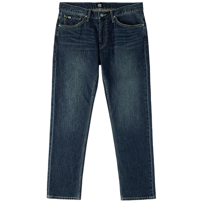 【张凌赫代言】Lee26春夏新品标准中腰726直筒牛仔裤复古深蓝色男